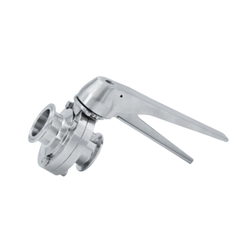 Sanitary Ferrule Clamped Ends Manual Butterfly Valves with Multi ...