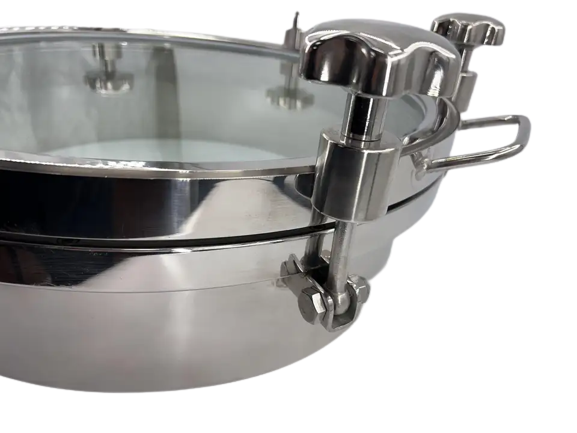 Sanitary Pressure Visible Manhole Cover with Pressure Distributor - Buy ...